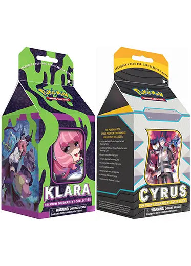 Pokemon TCG: Cyrus / Klara Premium Tournament Collection | Double Sleeved